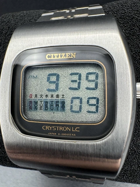 CITIZEN CRYSTRON LC Digital Watch. Vintage / Retro 70’s $599.00 ...