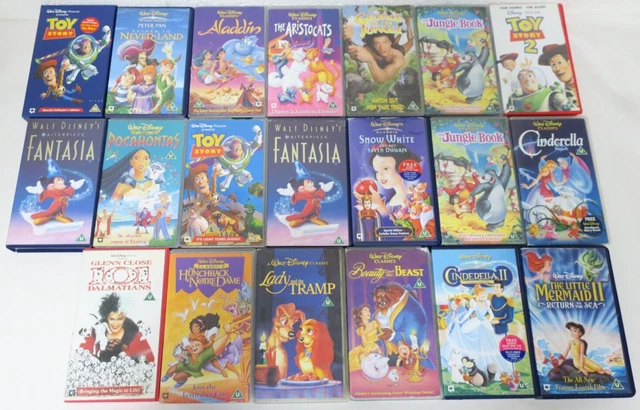 21 WALT DISNEY Classic VHS Tapes | Bundle | Pre Loved | Collectable EUR ...