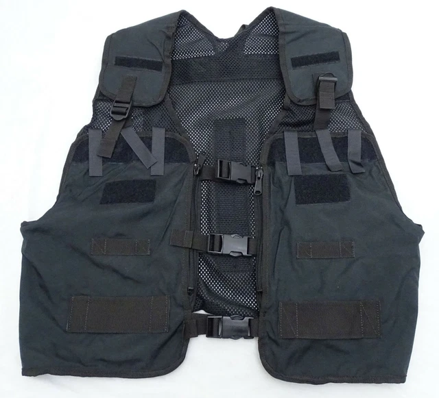 CHALECO TÁCTICO DE hidratación de primera línea negro de reemplazo ...