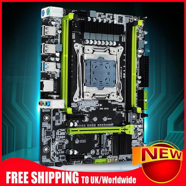 X99 DESKTOP MOTHERBOARD NVME M.2 Slot Motherboard Set 3 PIN LGA2011 PC ...