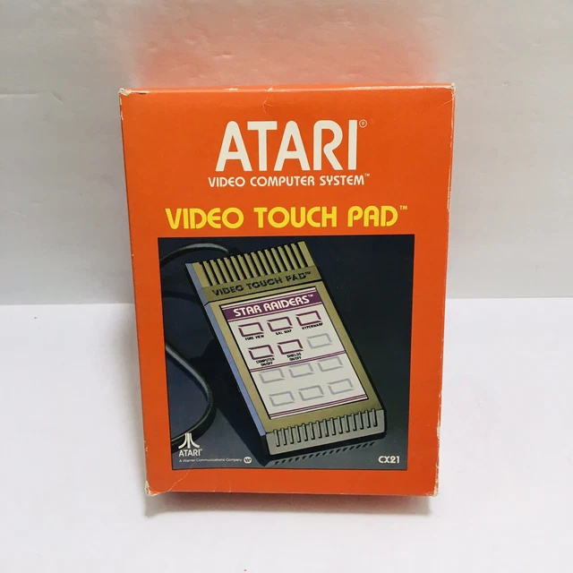 VINTAGE ATARI VIDEO TOUCH PAD ORIGINAL BOX ONLY 80's READ NO GAME $14. ...