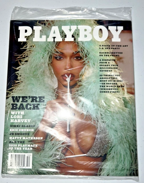 LORI HARVEY - Playboy Magazine February 2025 BRAND NEW FACTORY SEALED Fast Ship! £44.52 ...