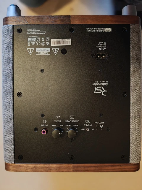 RUARK AUDI RS1 Subwoofer in walnut £198.30 - PicClick UK