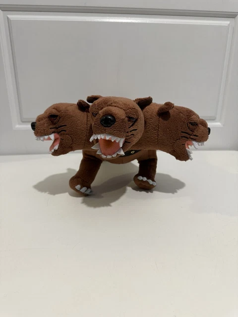 HARRY POTTER THE Noble Collection Fluffy Plush Three Headed Dog ...