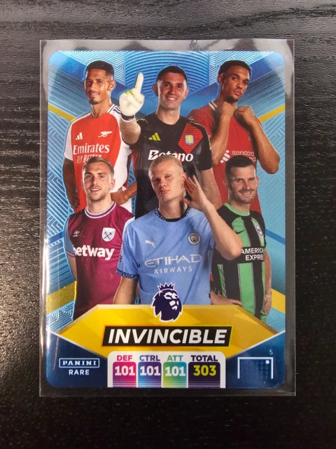PANINI ADRENALYN XL Premier League 2025 Invincible Sapphire Parallel ...