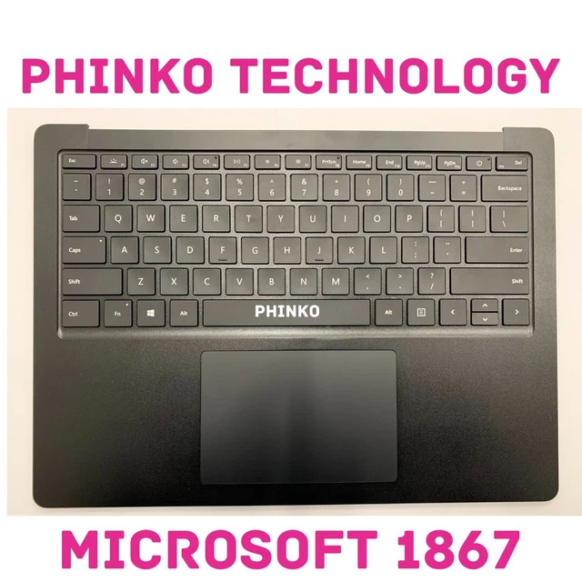 MICROSOFT SURFACE LAPTOP 3 4 13.5" 1867 1868 1950 Palmrest Keyboard ...