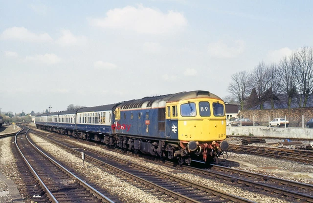 ORIGINAL 35MM SLIDE BR Class 33 no.33025 at Salisbury +rights for use £ ...