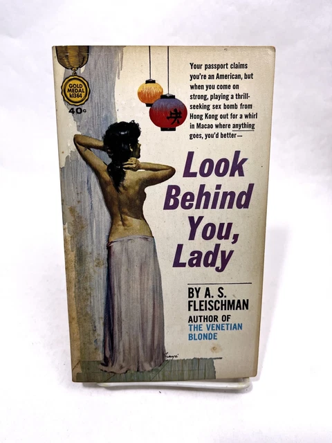 LOOK BEHIND YOU LADY Fleischman MÉDAILLE D'OR thriller crime adulte ...