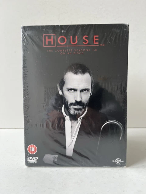 HOUSE: THE COMPLETE Seasons 1-8 [18] DVD Box Set - Damaged/Torn Seal £ ...