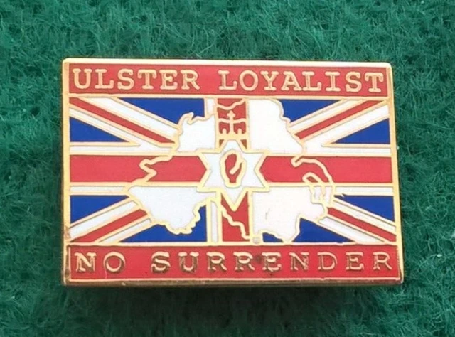 ULSTER LOYALIST NO Surrender Union Flag & Northern Ireland Red Hand ...