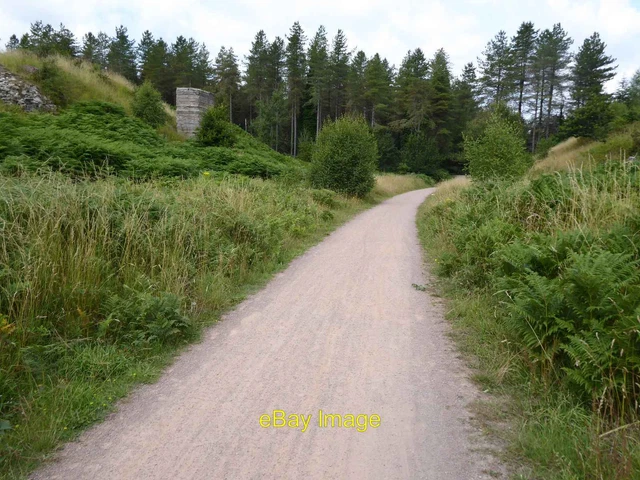 PHOTO 6X4 SITE of Foxes Bridge Colliery Cinderford Former railway track ...
