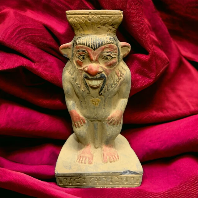 RARE ANCIENT EGYPTIAN Antiques Bes Statue Egyptian Dwarf God Pharaonic ...