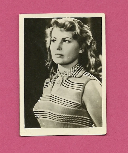 SILVANA MANGANO VINTAGE 1950 Greiling Movie Film Star Cigarette Card ...