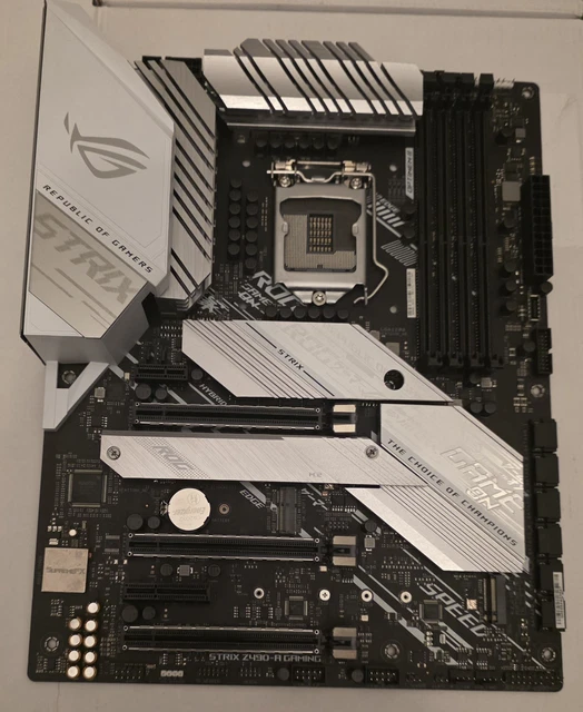 ASUS ROG STRIX Z490-A Gaming ATX Intel LGA1200 DDR4 4-DIMM M.2 PCIe ...