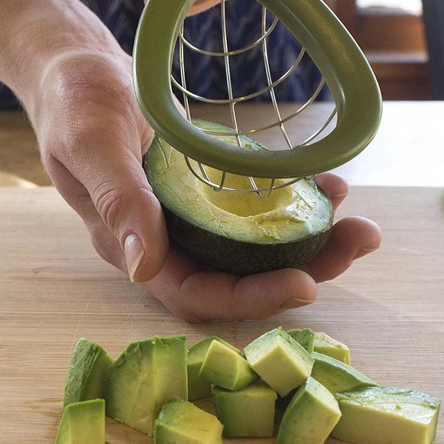 STAINLESS STEEL AVOCADO Cutter Slicing Tool Fruits Separation Kitchen ...
