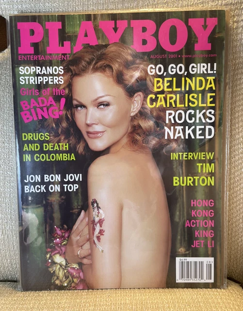 BELINDA CARLISLE, THE Go-Gos Playboy Magazin August 2001 EUR 16,37 - PicClick DE