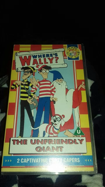 WHERE'S WALLY ? the unfriendly giant vhs video kids animation cartoon ...