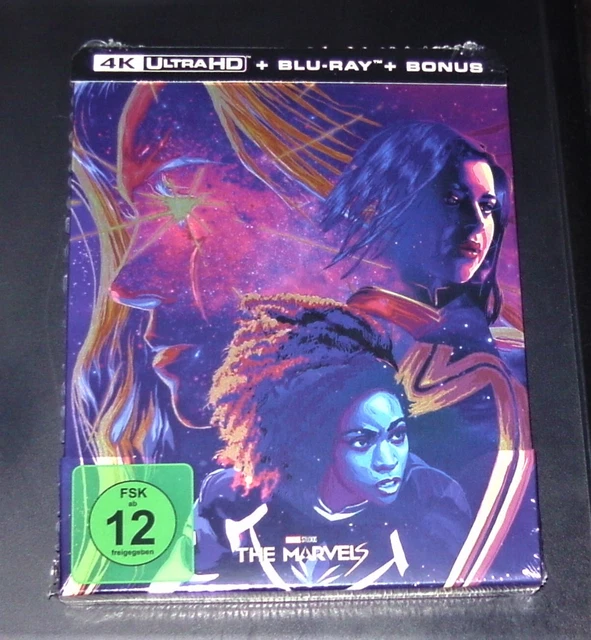 THE MARVELS LIMITED Steelbook 4K Blu Ray + Blu Ray Fast Shipping New & OVP £38.06 - PicClick UK