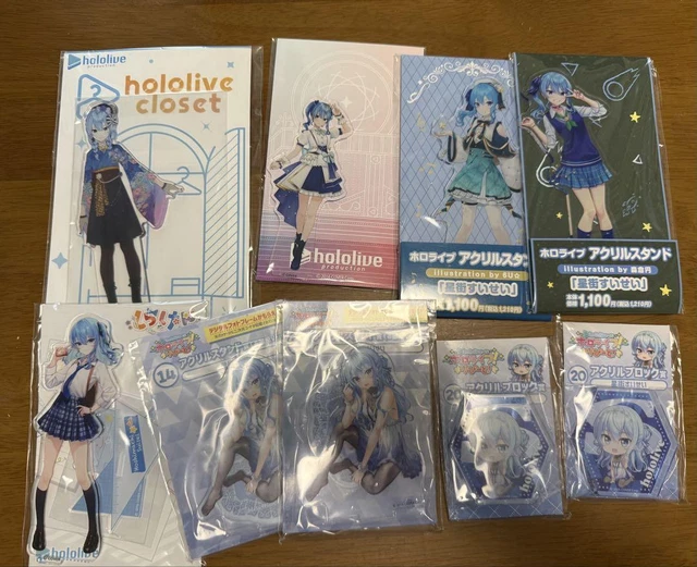 CARTE SIGNÉE HOLOLIVE Holoka Hoshimachi Suisei SP rare objet de ...