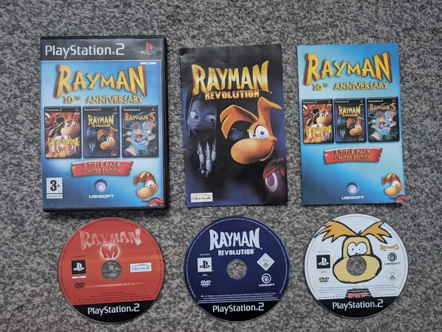 RAYMAN 10TH ANNIVERSARY Limited Edition Sony Playstation 2 PS2 Game ...
