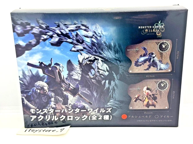 MONSTER HUNTER WILDS Acrylic clock Arkveld Ver. Capcom amusement only ...