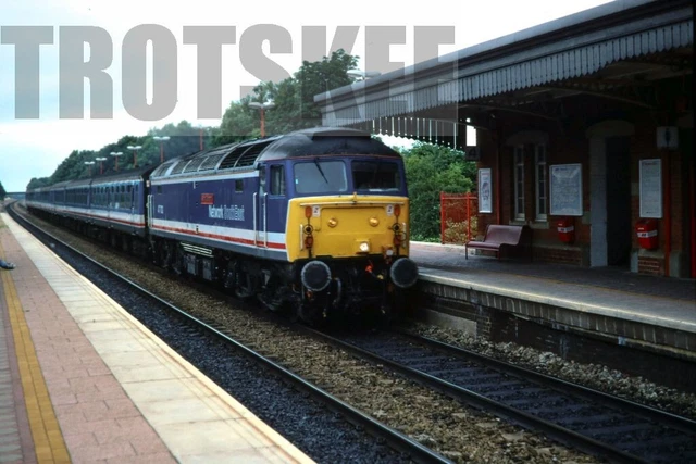 35MM SLIDE BR British Railways Diesel Loco Class 47 47702 Cholsey 1991 ...