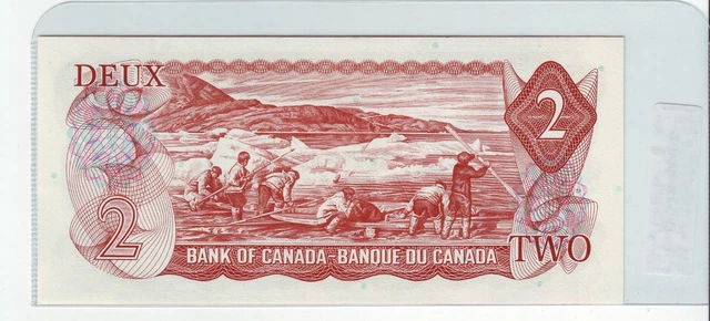 CANADA 2 DOLLARS 1974 Crow/Bouey Prefix ARE CRISP UNCIRCULATED $5.99 ...