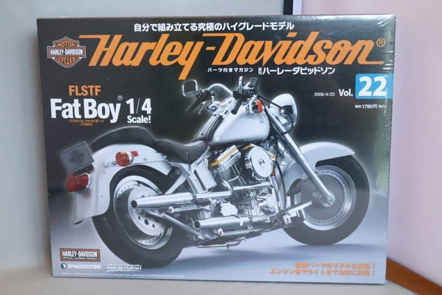DEAGOSTINI WEEKLY HARLEY Davidson Softail Fat Boy Vol.22 Maßstab 1:4 ...