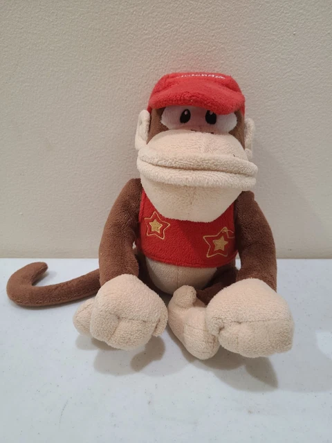 NINTENDO MARIO PARTY Diddy Kong Plush Stuffed Animal 6" Hudson Soft ...