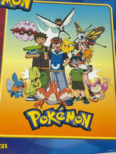 2004 POKEMON 100 pc piece Puzzle MB-Hasbro featuring Pokemon gang NEW ...