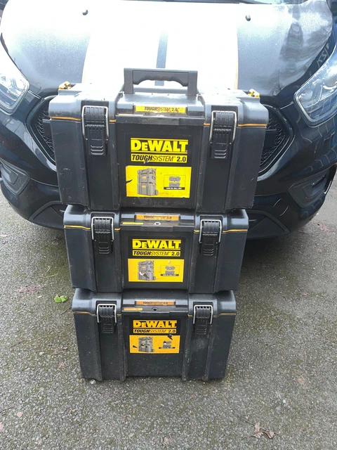 DEWALT TOUGHSYSTEM 2 DS450 Rolling Mobile Tool Storage Box Trolley DS300 Large £100.00 - PicClick UK