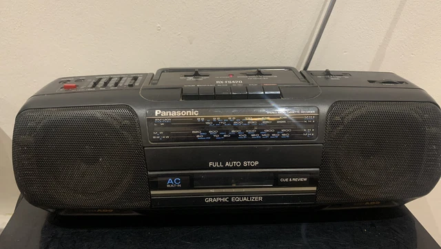 VINTAGE PANASONIC RX-FS420 Radio Cassette XBS Spares Or Repair Faulty ...