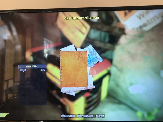 FALLOUT 76 (PS4/PS5) Plan - Enlightened Lantern £5.99 - PicClick UK