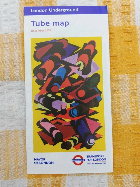 LONDON UNDERGROUND TUBE Map December 2020 £1.99 - PicClick UK