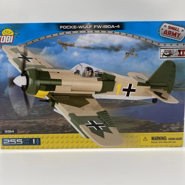 COBI 5514 GERMAN Focke-Wulf Fw-190 fighter WWII bricks blocks military ...