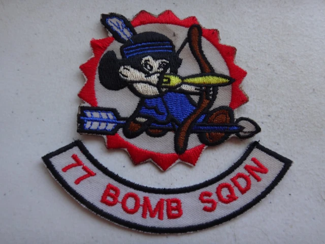 2 US AIR Force 77th BOMB Bombardment Squadron patch and Arc EUR 14,40 ...