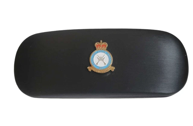 RAF REGIMENT ROYAL Air Force Deluxe Veterans Glasses Case With Gold ...