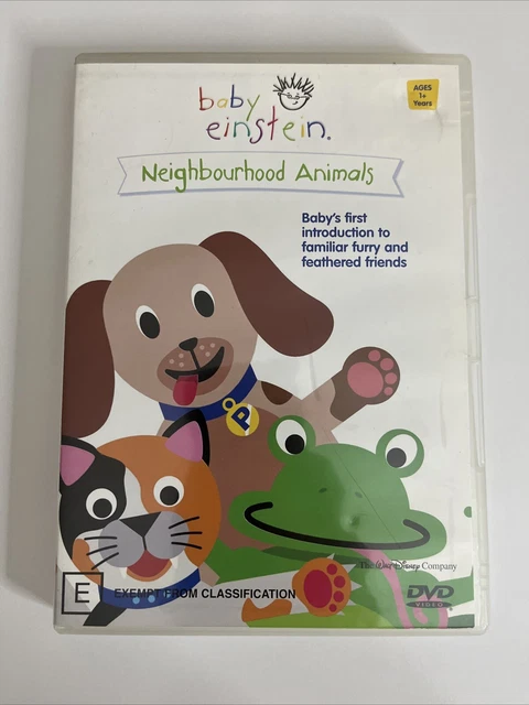 BABY EINSTEIN NEIGHBORHOOD Animals (DVD, 2004) Early Education Disney ...