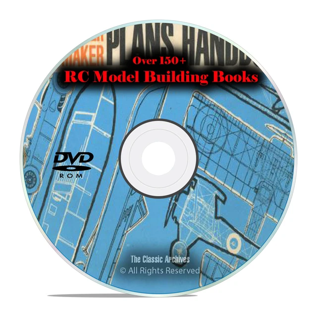 150 RC MODEL Airplane Books, Instructions, How To Build, Guides, Radio ...