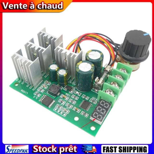 DC6-60V DC MOTOR Drive Switch 6V 12V 24V 36V 48V 30A LED Motor Speed ...