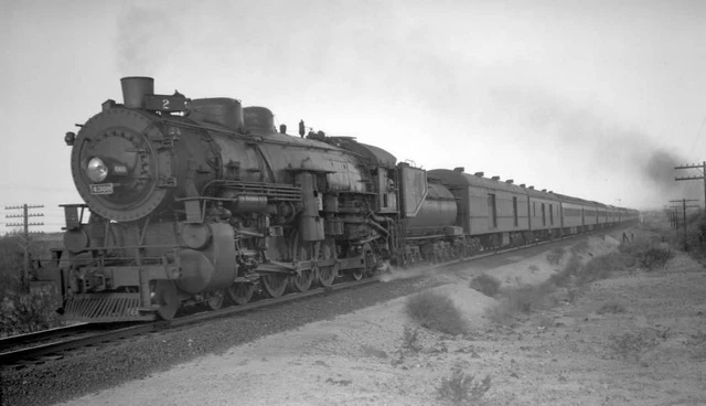 SP SOUTHERN PACIFIC Railroad Train, Engine No 4308, Type 4-8-2 Old ...