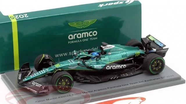 LANCE STROLL ASTON Martin AMR25 Australian GP 2025 Scale 1/43 SPARK ...