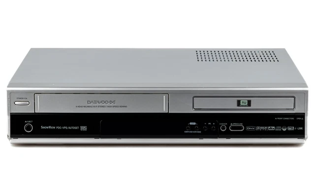 DAEWOO DFX-6705S VHS DVD Recorder PAL + SECAM + FB / Serviced 1 Year ...