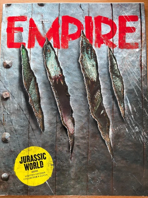 JURASSIC WORLD EMPIRE magazine limited edition collectors cover June ...