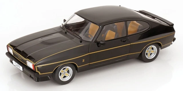 FORD CAPRI 3.0 X Pack Black Mk2 1980 1:18 Scale Diecast Model Great ...