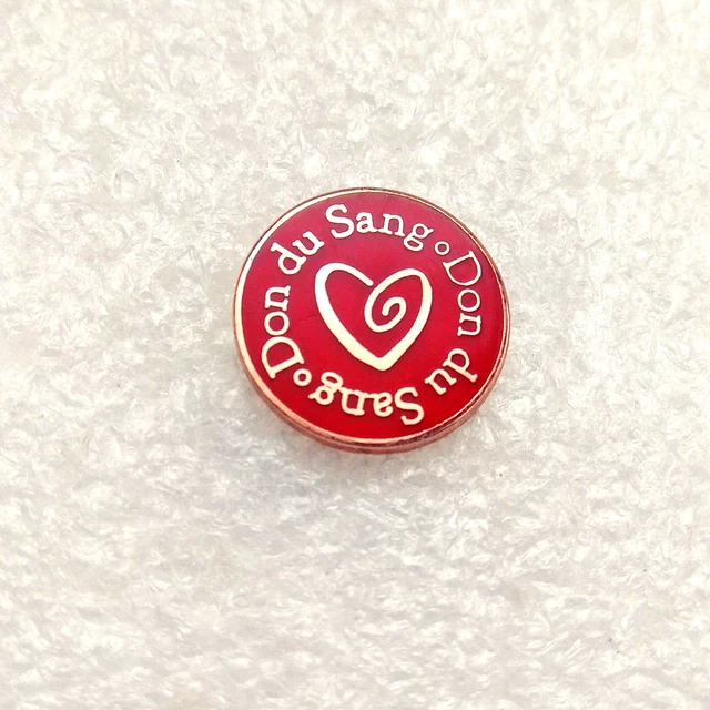 PIN'S PIN LAPEL enamel pins Don du Sang Blood Donation EGF Signé ARTHUS BERTRAND EUR 5,90 ...