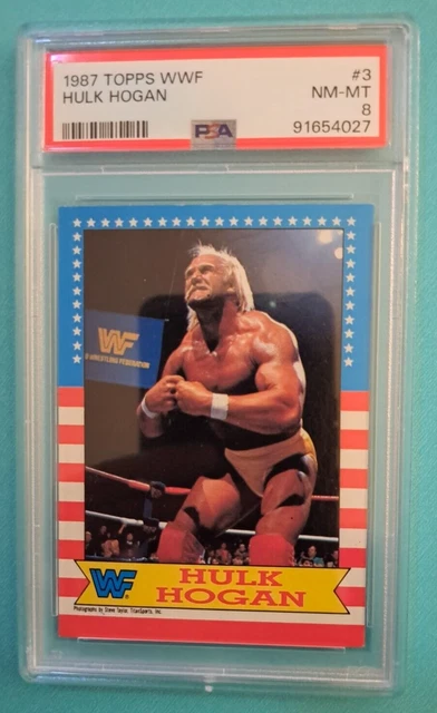 WWF 1987 TOPPS #3 Hulk Hogan PSA catégorie 8 EUR 18,57 - PicClick FR