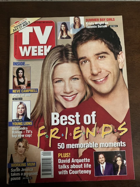 TV WEEK ‘02 - Jennifer Aniston, Friends, David Arquette, Sarah Jessica ...