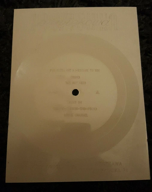 KLANGPOSTKARTE FLEXI DISC Bruce Channel Keep on The Bee Gees I've Gotta ...
