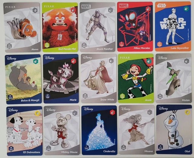 15% OFF DISNEY 100 Wonders Cards Brand New Disney Pixar Marvel ...